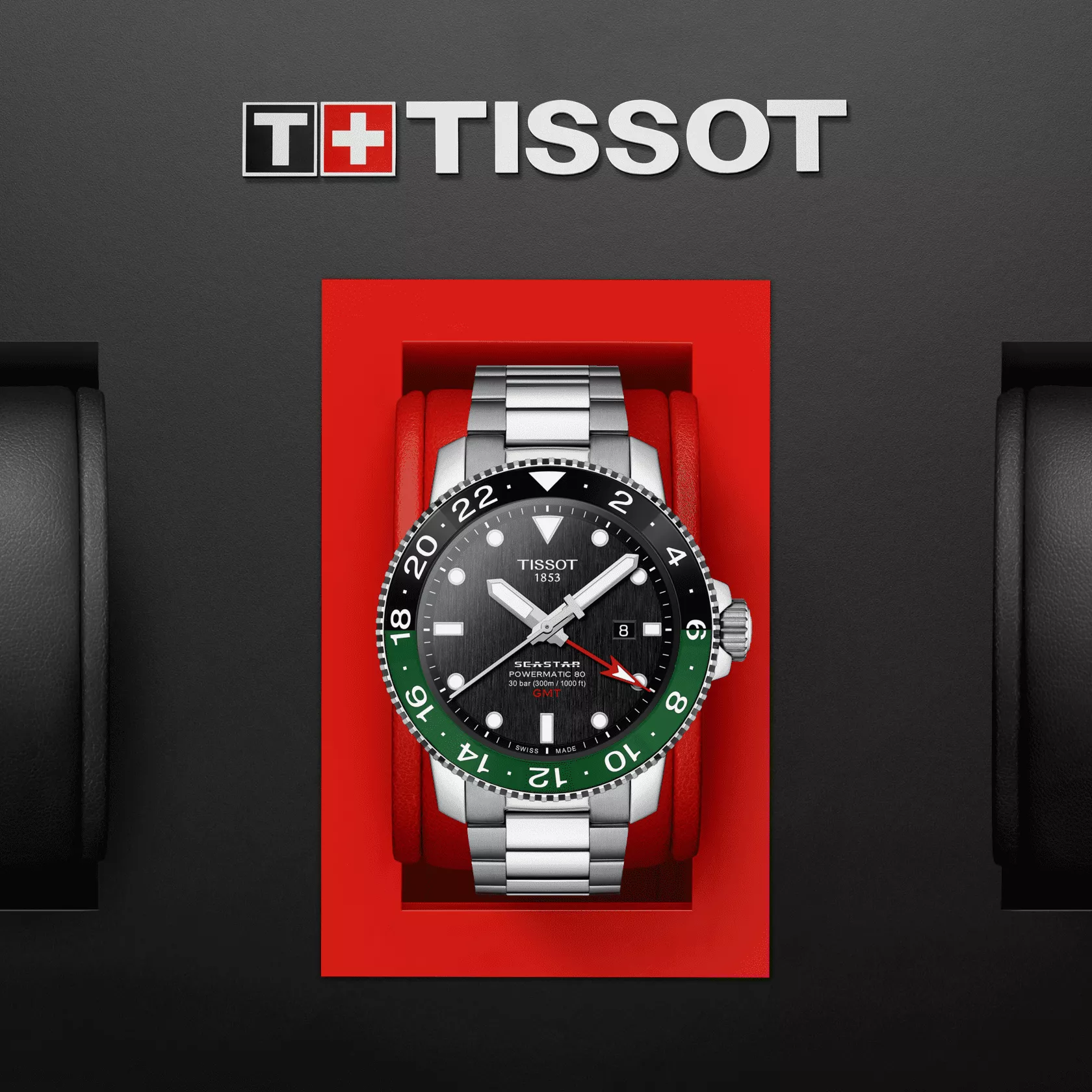 Tissot Seastar 1000 Powermatic 80 GMT - T1204291105101