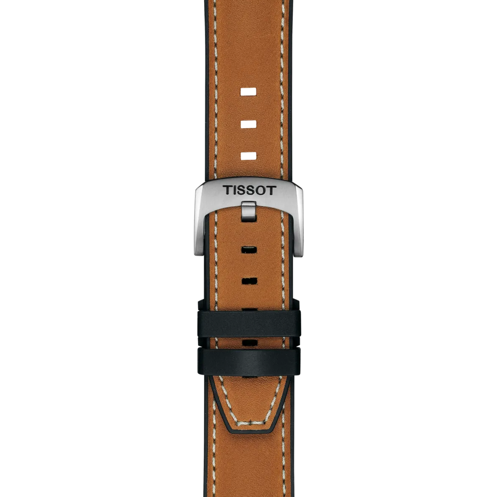 Tissot Official Light Brown Leather Strap Lugs 21 mm | Tissot® India